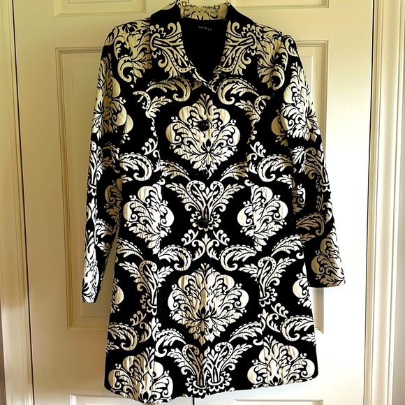 Jackets & Coats | Beautiful Velvet Damask Long Jacket | Poshmark